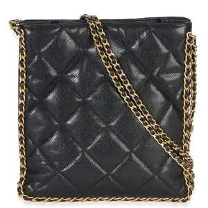 Chanel Quilted Caviar Never Ending Chain Tote