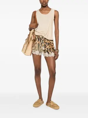 Ermanno Scervino Lace-detail Shorts