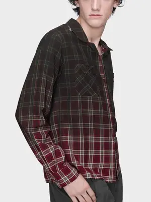 MAISON MARGIELA Checked Shirt With A Faded Effect