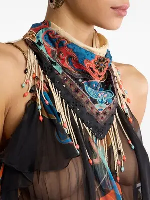 Etro Printed Silk Foulard - Multi