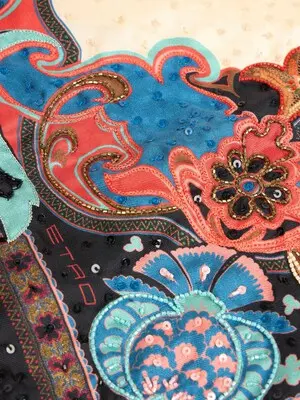 Etro Printed Silk Foulard - Multi