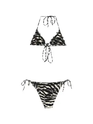 Ermanno Scervino Printed Triangle Bikini Set - Multi