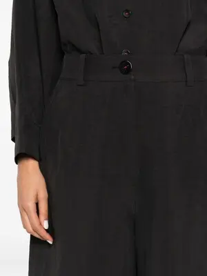 Soh Linen Blend Trousers - Black