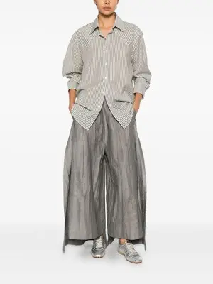 Soh Cotton Blend Trousers - Grey