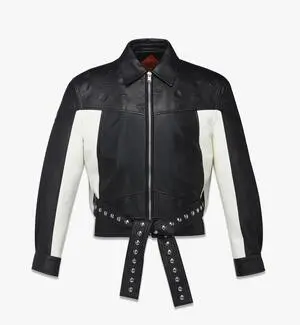 Mcm Lambskin Leather Jacket