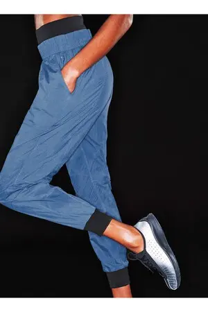 FLEUR DU MAL Warm Up Track Pant - Blue