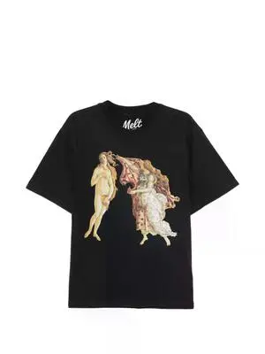 MELT Graphic-print Round Neck T-shirt