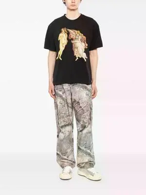 MELT Graphic-print Round Neck T-shirt