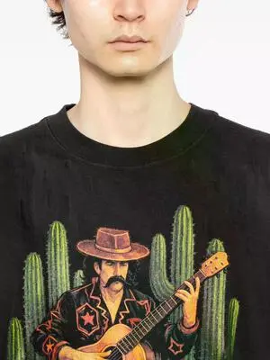 MELT Graphic-print Round Neck T-shirt