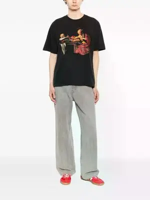 MELT Graphic-print Round Neck T-shirt