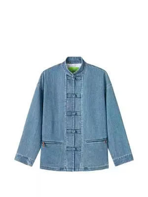 Shanghai Tang Buttoned Denim Jacket