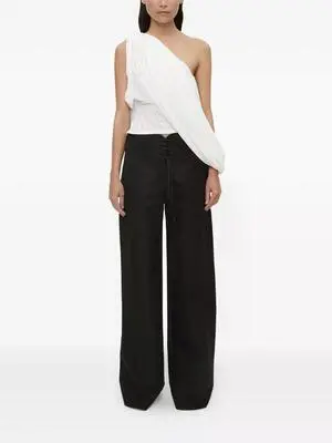 Christopher Esber Aiba Draped One-shoulder Top