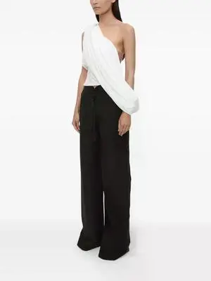 Christopher Esber Aiba Draped One-shoulder Top