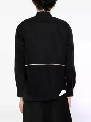 Comme Des Garçons Zip-detail Cotton Shirt