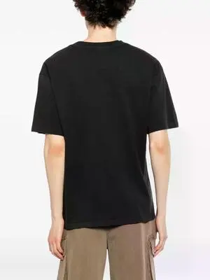 MELT Graphic-print Round Neck T-shirt - Black