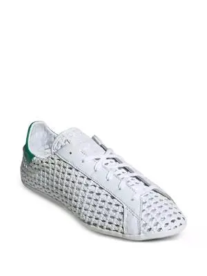 Adidas Stan Smith Woven Lace-up Sneakers - White