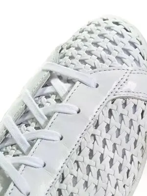 Adidas Stan Smith Woven Lace-up Sneakers - White