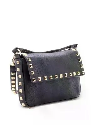 Valentino Garavani Rockstud Leather Mini Crossbody Bag - Black