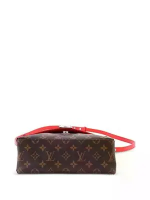 LOUIS VUITTON Saint Michel Handbag Monogram Canvas And Epi Leather - Red