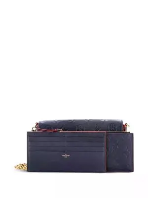 LOUIS VUITTON Felicie Pochette Monogram Empreinte Leather - Blue