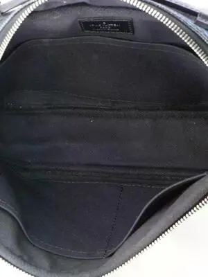 LOUIS VUITTON Ambler Limited Edition Nemeth Damier Graphite Belt Bag - Black
