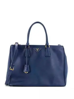 Prada Double Zip Lux Saffiano Leather Large Tote Bag