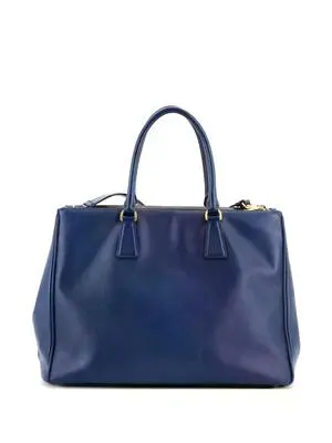 Prada Double Zip Lux Saffiano Leather Large Tote Bag