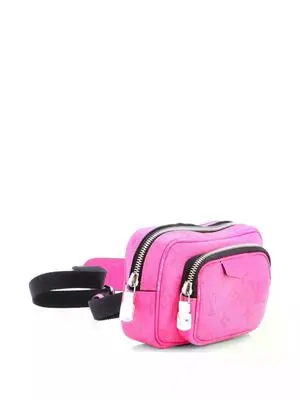 LOUIS VUITTON Outdoor Pouch Monogram Taigarama Crossbody Bag - Pink