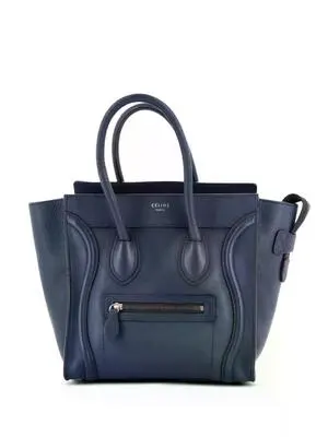 Celine Luggage Bag Grainy Leather Micro Tote