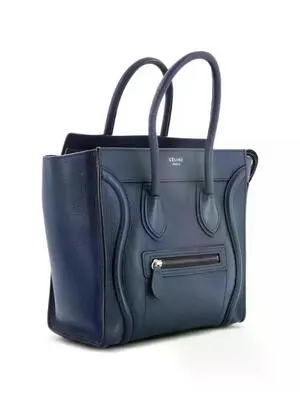 Celine Luggage Bag Grainy Leather Micro Tote