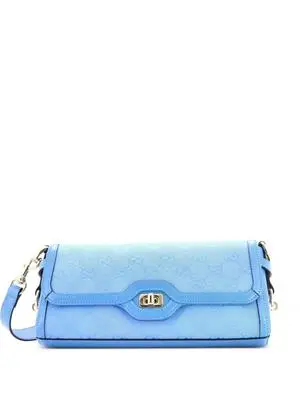 Gucci Luce Canvas Small Shoulder Bag - Blue