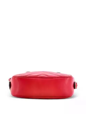 Gucci Gg Marmont Matelassé Leather Mini Shoulder Bag - Red