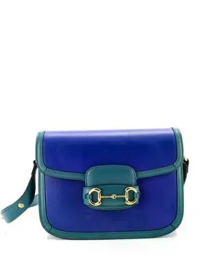 Gucci Horsebit 1955 Small Shoulder Bag - Blue