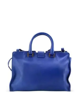 Saint Laurent Monogram Cabas Small Satchel - Blue