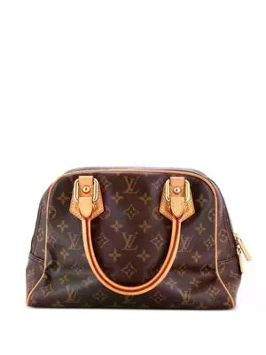 LOUIS VUITTON Manhattan Handbag Monogram Canvas Pm