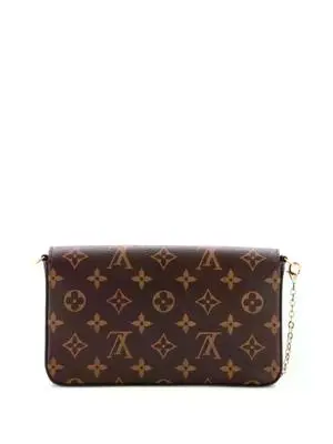 LOUIS VUITTON Felicie Pochette Monogram Canvas - Brown