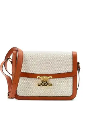 Celine Triomphe Medium Crossbody Bag - Brown