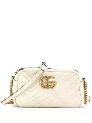 Gucci Gg Marmont Small Shoulder Bag - Neutrals