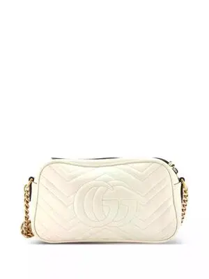Gucci Gg Marmont Small Shoulder Bag - Neutrals