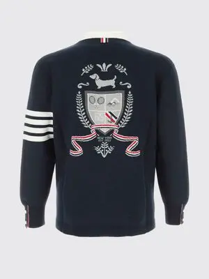 Thom Browne V-neck Cardigan With Signature Stripes