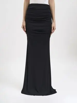 Elisabetta Franchi Long Stretch Viscose Skirt