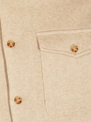 LARDINI Cotton Shirt Jacket - Sand