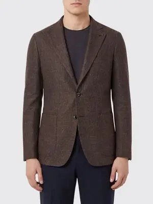 Tagliatore Single Breasted Blazer - Brown