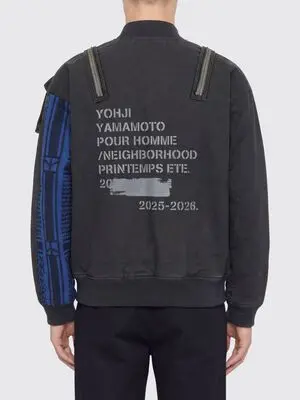 Yohji Yamamoto Printed Cotton Bomber Jacket