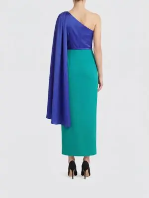 Carolina Herrera Silk Midi Dress