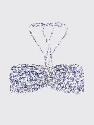 Isabel Marant Étoile Floral Bikini Top - Blue