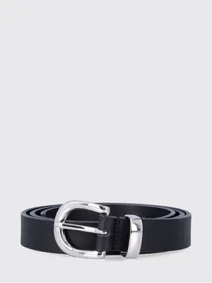 SUNFLOWER Leather Belt - Black