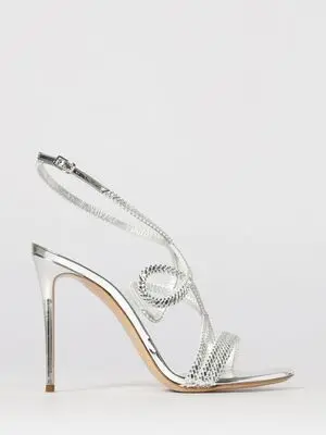Casadei Silver Tone Shoes For Women