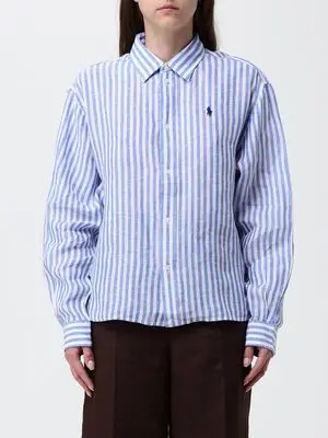Polo Ralph Lauren Striped Linen Shirt - Blue