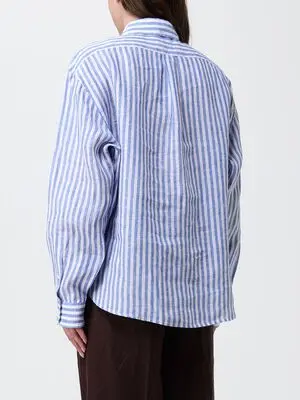 Polo Ralph Lauren Striped Linen Shirt - Blue